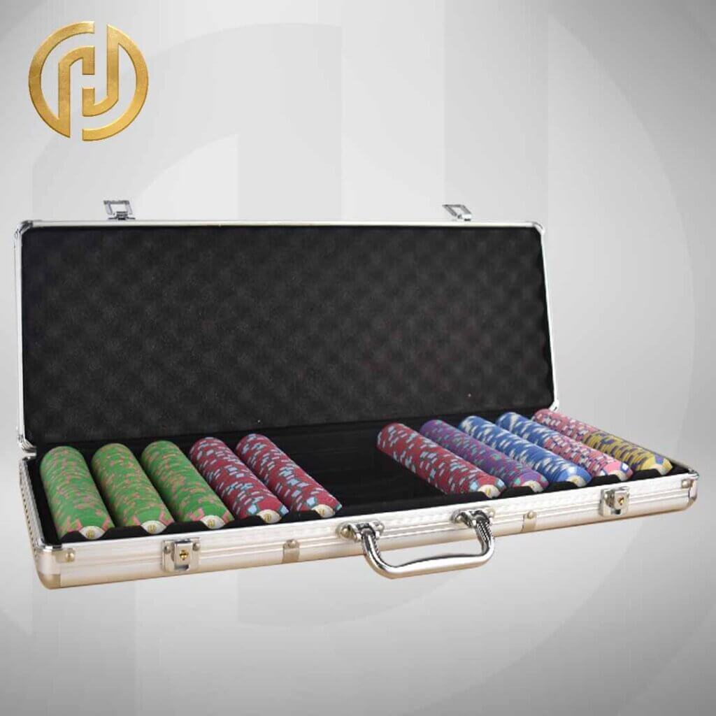 Hades MTT Classic Pokerset Silver - MEC Shop